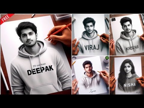 How To Create 3D Ai Sketch Art Photo Editing || Bing image creator tutorial FREE || Bing Ai