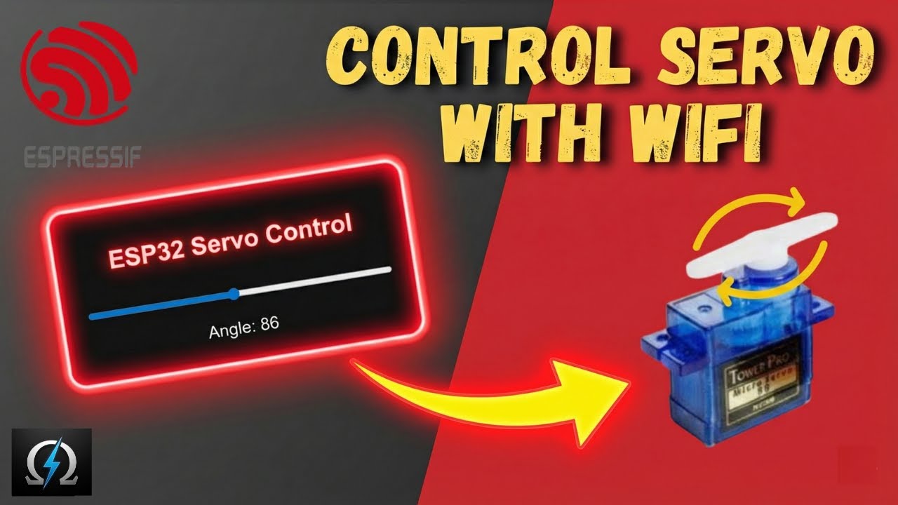 Control Servo With ESP32 and WiFi Dashboard! ESP32 Station Mode