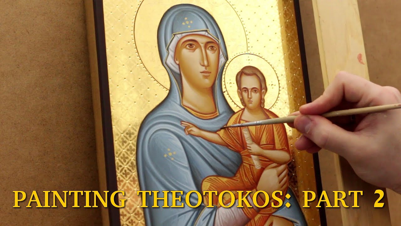 Iconography Tutorial: Speed Painting Theotokos PART 2