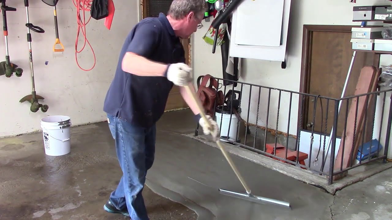 Resurfacing a Garage Floor