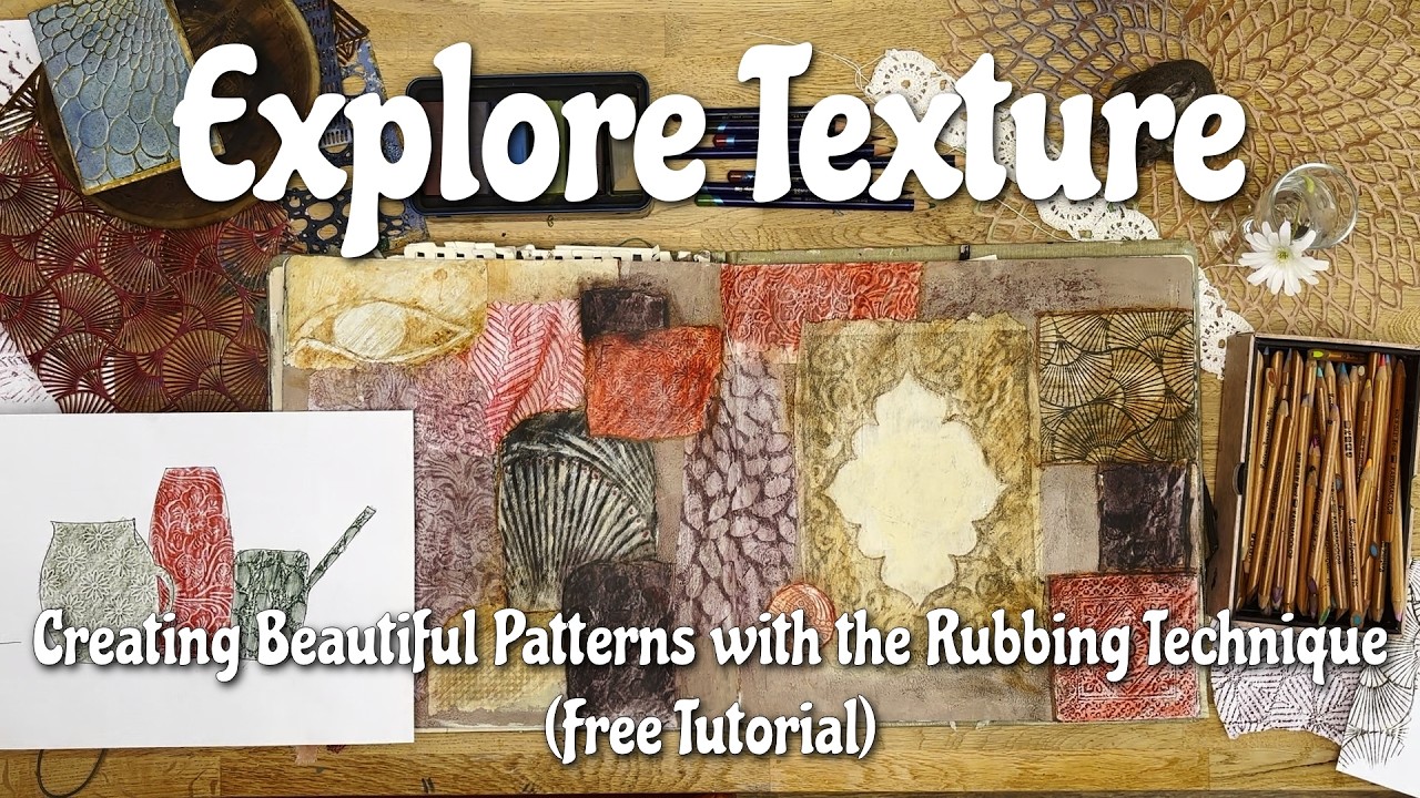 Exploring Texture: Creating Beautiful Patterns with the Rubbing Technique (Free Tutorial)