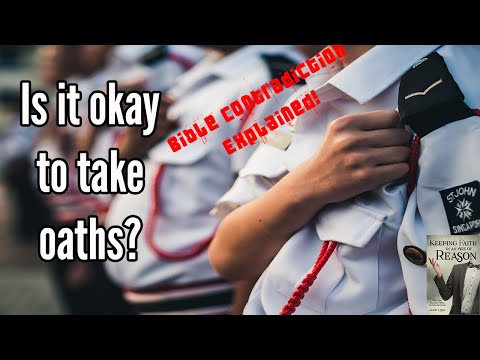 Is it okay to take oaths? - Bible Contradiction Explained!