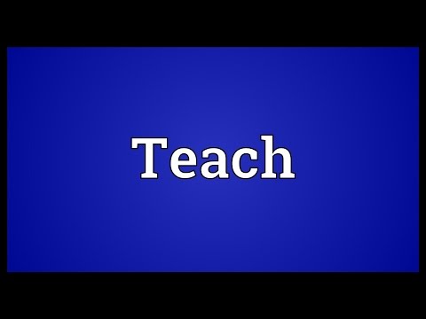 Teach Meaning