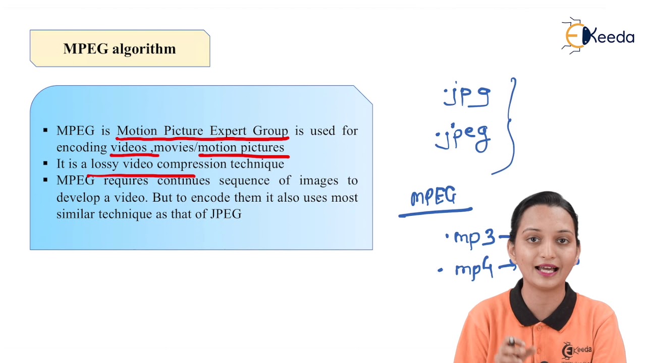 MPEG Algorithm - Video & Audio Compression - Data Compression & Encryption