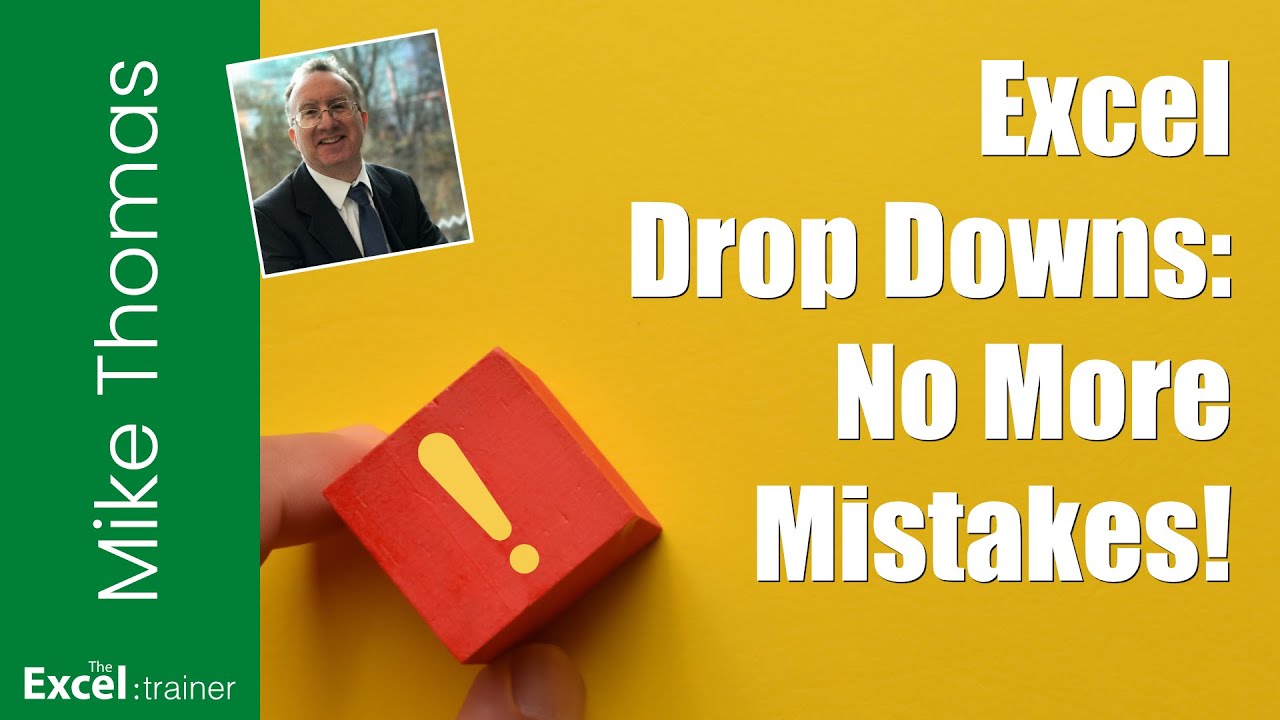 Excel - Reduce Data Entry Errors with an Automatically Updating Drop-Down List