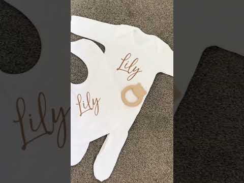Adorable Baby Essentials: Personalised Sleepsuit, Bib & Teddy Bear Teether
