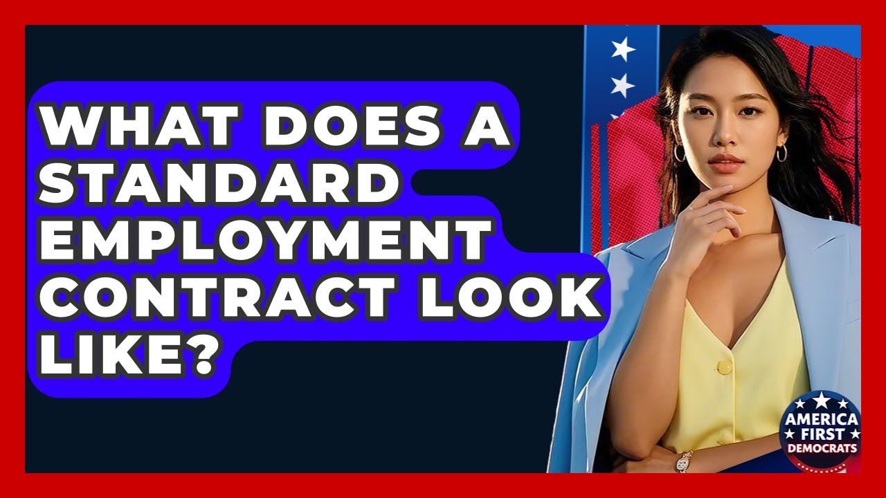 What Does A Standard Employment Contract Look Like? - America First Democrats