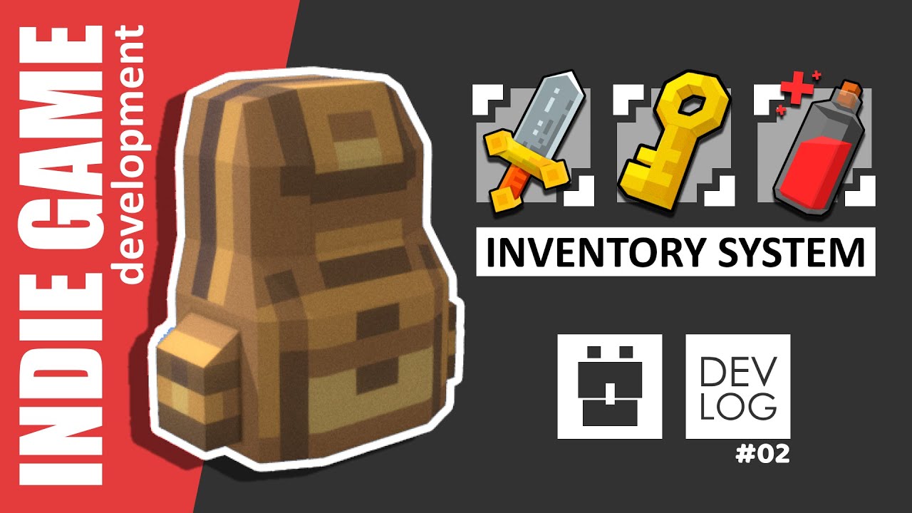 How to Design a good INVENTORY SYSTEM - Indie Game Development- DEVLOG #2