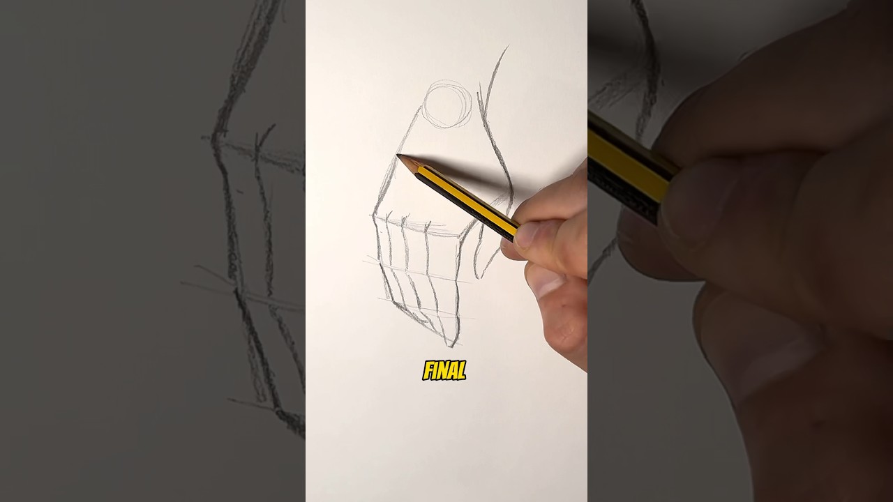 🔥COMO DIBUJAR una MANO paso a paso #shorts #dibujo #mano #tutorial #comodibujar #draw #drawing