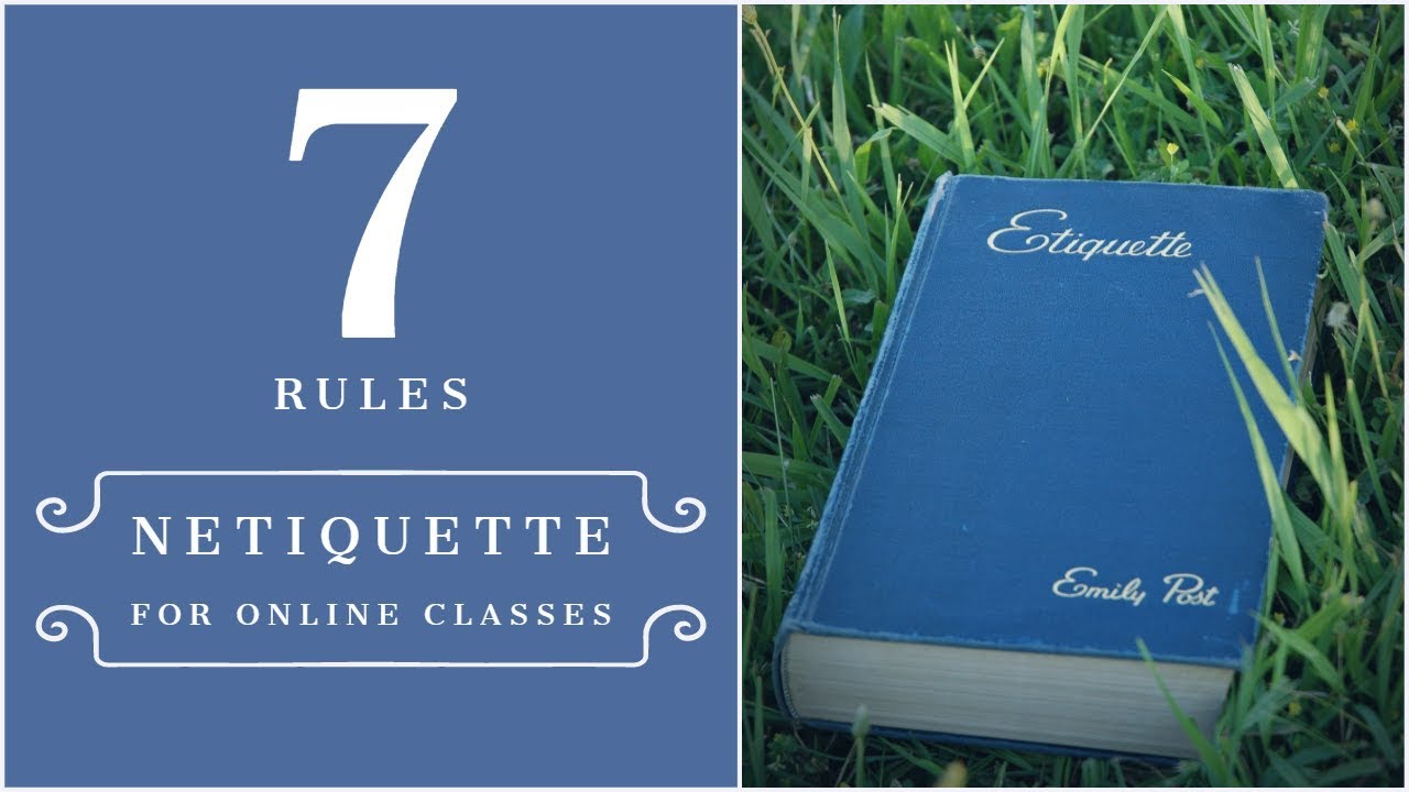 7 Rules for Online Classes
