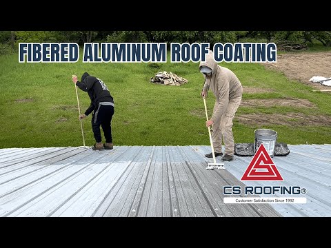 Roof Restoration in Lansing, MI | Fibered Aluminum Roof Coating and Fastener Replacement