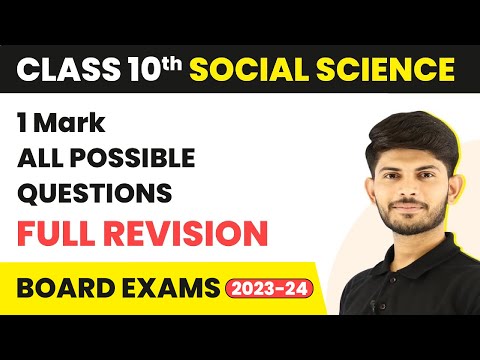 Class 10 Sst One Mark Questions - Mcq of Sst Class 10 With Answers ...