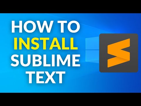 How to install Sublime Text on Windows 10/ 11 | Sublime Text download