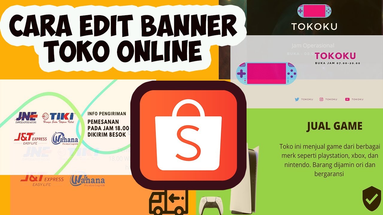 CARA MEMBUAT BANNER TOKO DI SHOPEE
