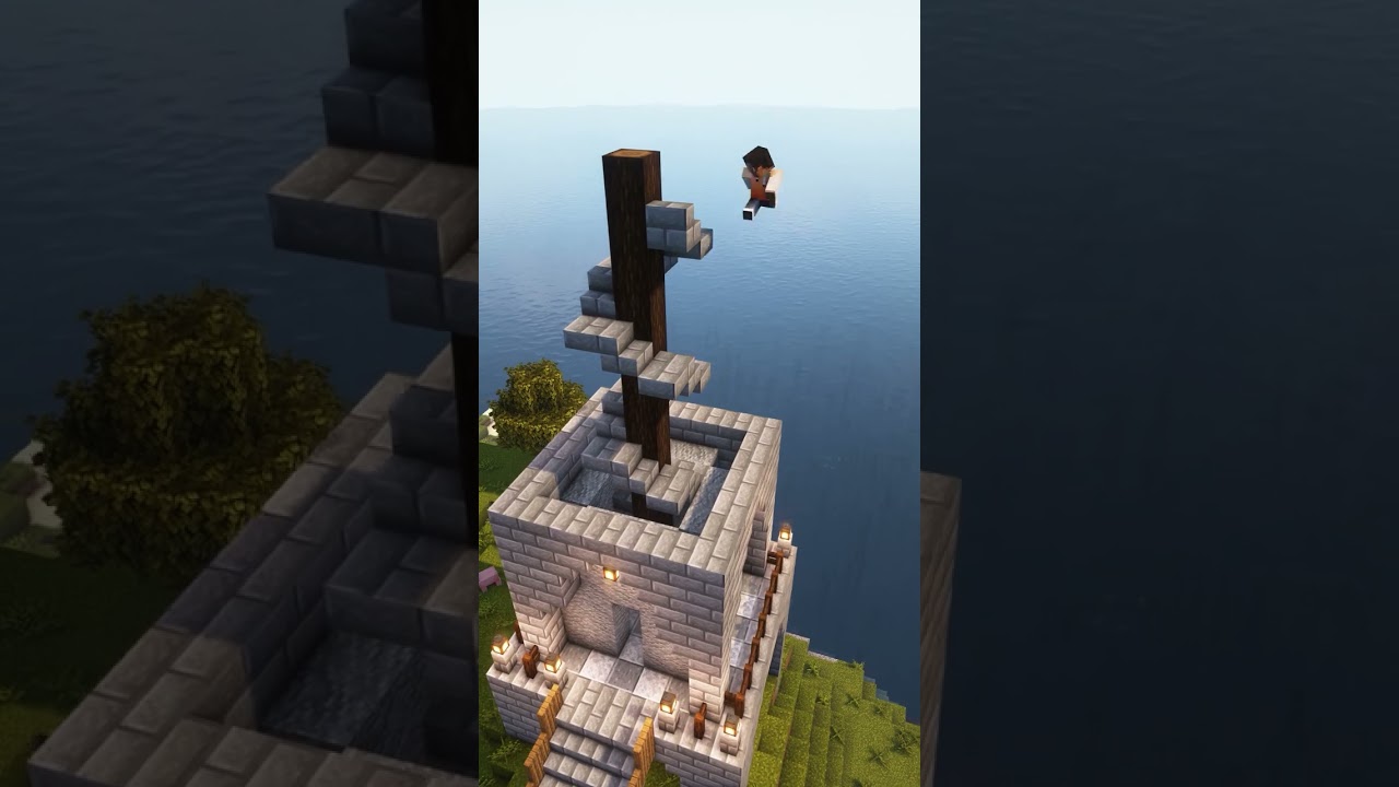 Medieval Lighthouse | Tutorial | Timelapse Build