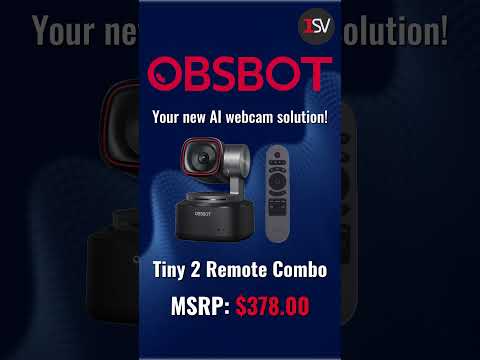 OBSBOT's Tiny 2 Remote Combo: AI Tracking with Auto Zoom!