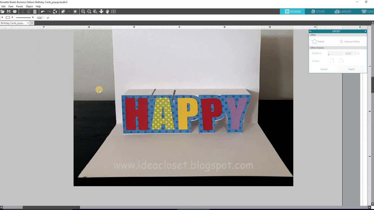 Birthday card Pop Up