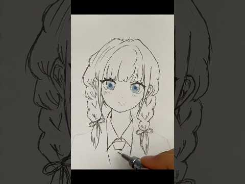 SKETCH RANDOM ANIME CHARACTER #art #anime #sketch #anime #drawing #shorts