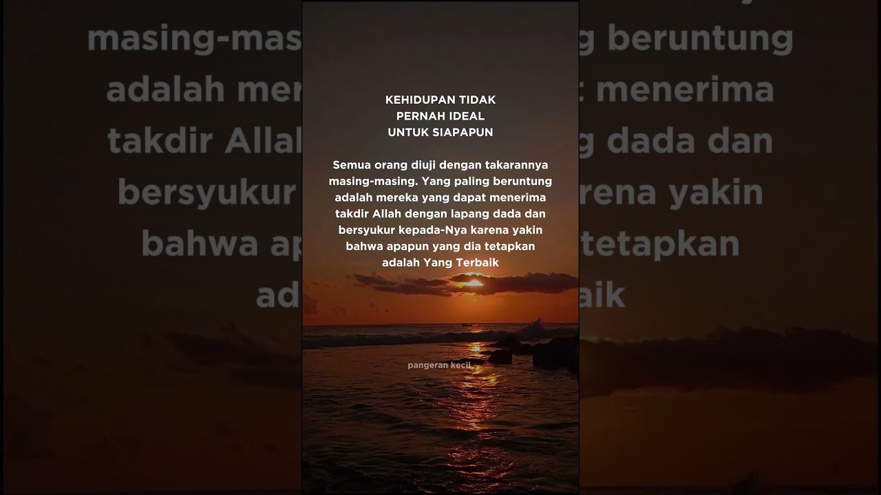 Semua akan di uji dengan takarannya masing-masing - motivasi kata kata