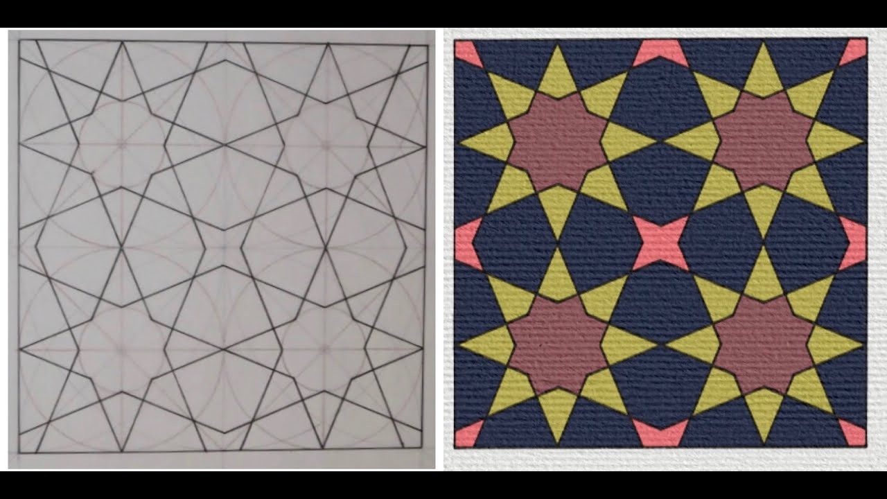 Fourfold/Eightfold geometry pattern#1