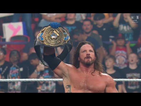 AJ Styles To WINS Intercontinental Championship WWE RAW Highlights Today
