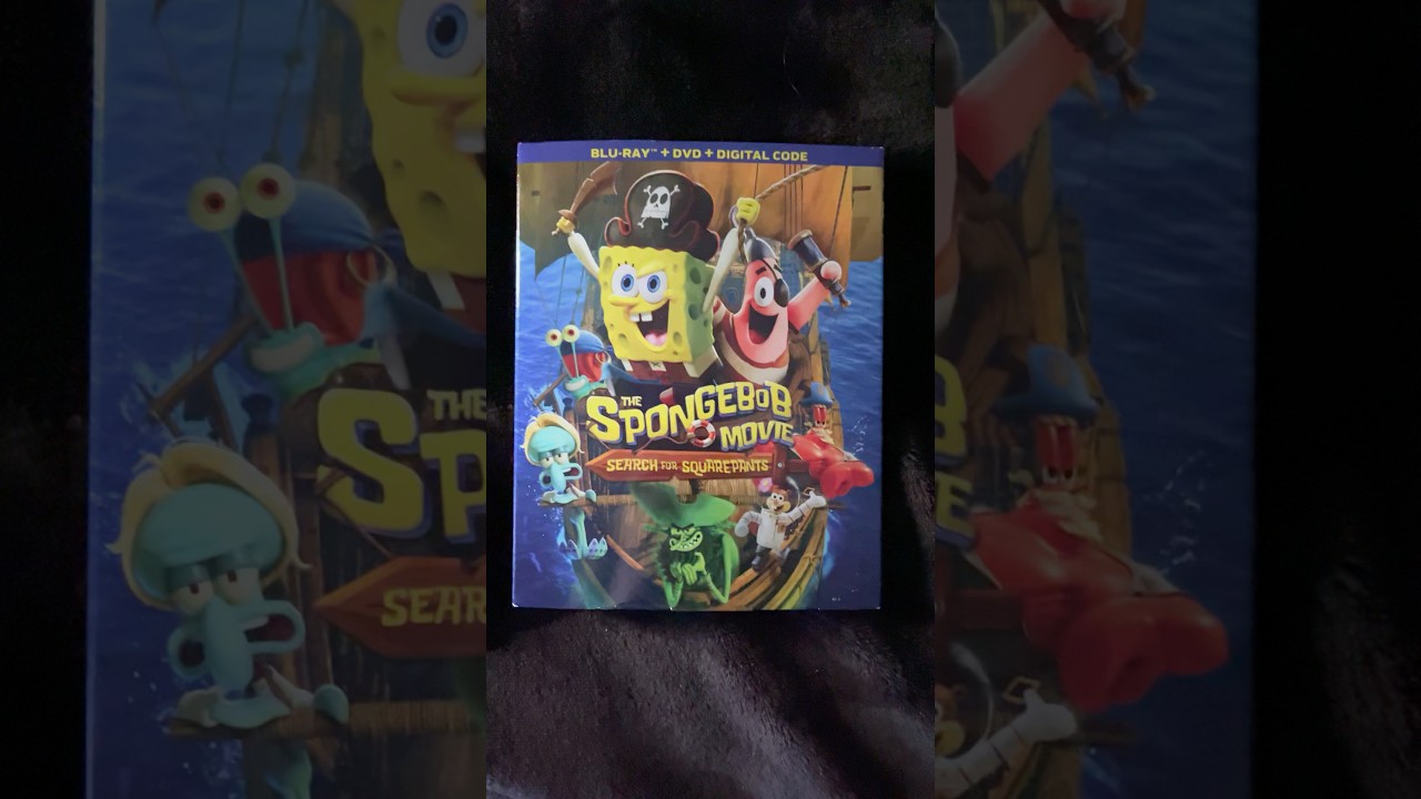 SpongeBob SquarePants Movie Search For SquarePants Blu-ray + DVD Unboxing. #spongebob #new #shorts