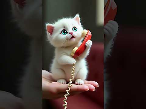 This Tiny Kitten Making Important Business Calls Will Make Your Day