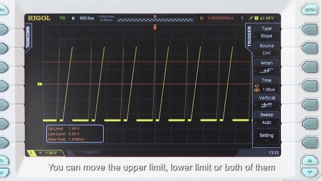 Using Slope Triggering
