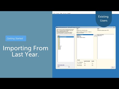 Importing from a Previous Year | Existing Users | Thesaurus 2022