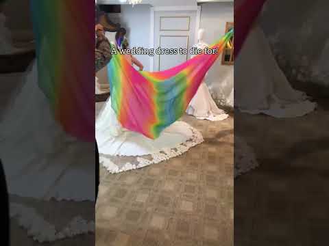 A wedding dress to die for #customdress #customgown
