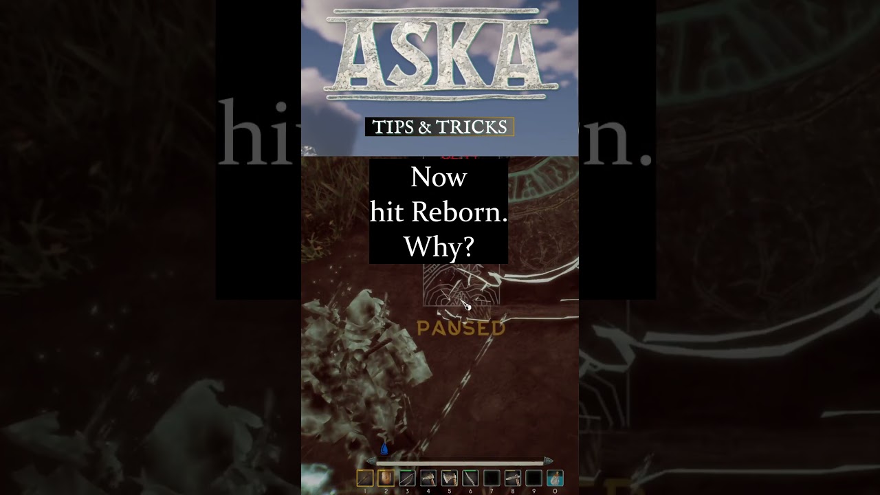 What happens when you Die? #aska #gaming #viking #tips #tricks #gameplay