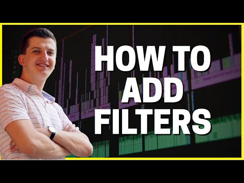 How To Add Filters to Video in Premiere pro
