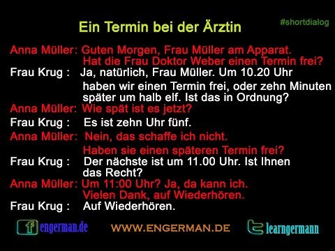 Kurze Dialoge A1-B1 | Deutsch lernen kostenlos!