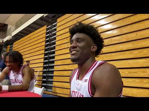 Watch: IU basketball media day Q&A — sophomore forward Kaleb Banks ...