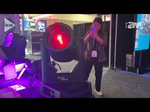 InfoComm 2025: Sanyi Lights Inc Exhibits Beam?380IP 380?W IP55 Moving?Head Beam Fixture for Outdoors