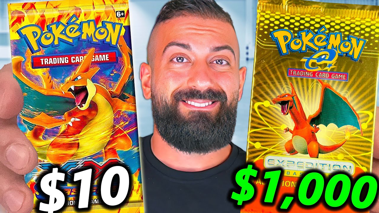 $10 vs $1,000 Charizard Pack