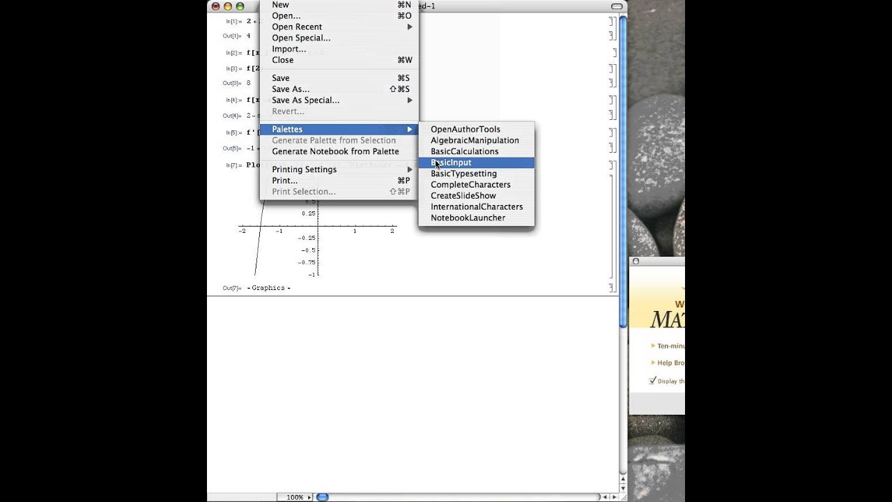 m1x mathematica intro