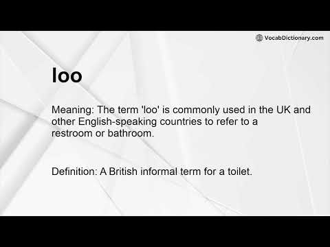 loo Meaning