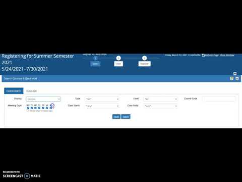 Registering for Courses in the Student Portal