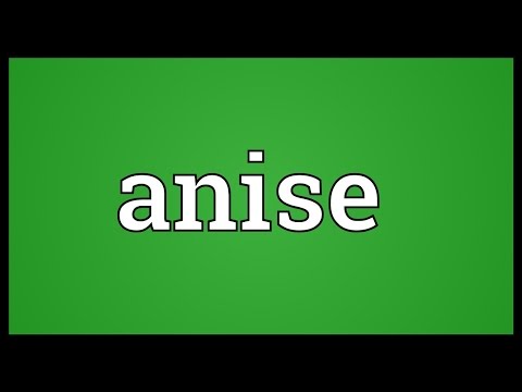 Anise Meaning