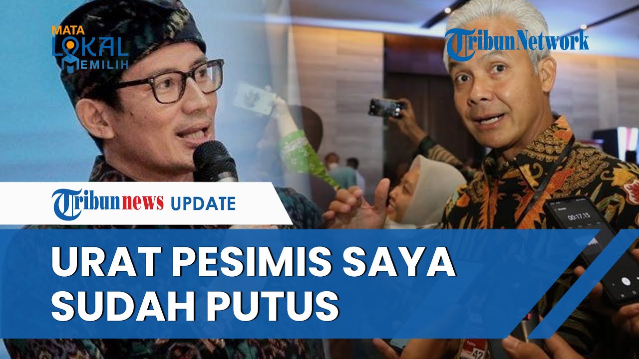 Kerap Dipertemukan, Sandiaga Optimis Jadi Cawapres Pendamping Ganjar: Urat Pesimis Saya Sudah ...