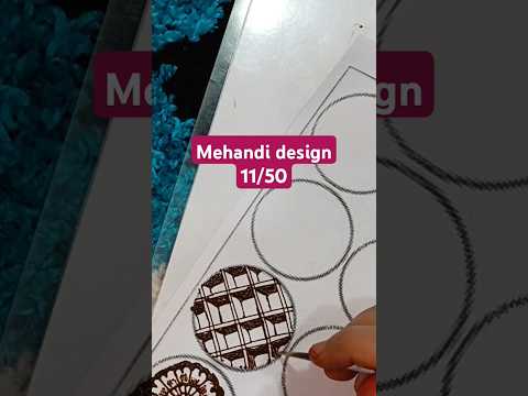 50 different types of mehandi design #ytshorts #henna #hennadesign #mehndi #hennaart #square #easy