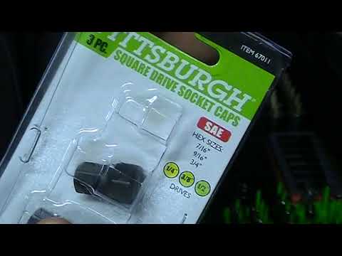 Harbor Freight Pittsburgh 3 pc square drive socket caps
