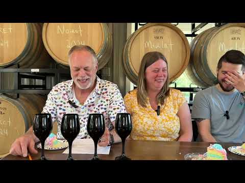 Happy Birthday Toast Tuesday! Our 1 year anniversary; vineyard look, guests & new mics are awful