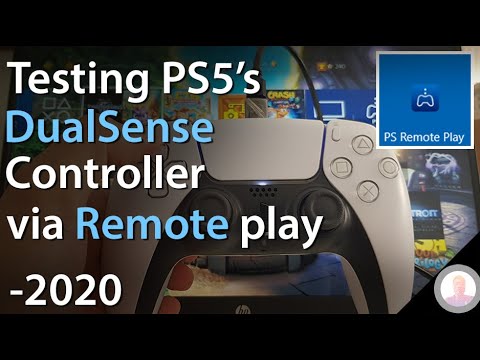 PS5 DualSense Controller works via PS Remote play App!