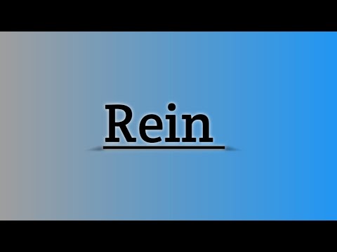 Rein | What Is The Meaning Of Word Rein | In English and Hindi/Urdu