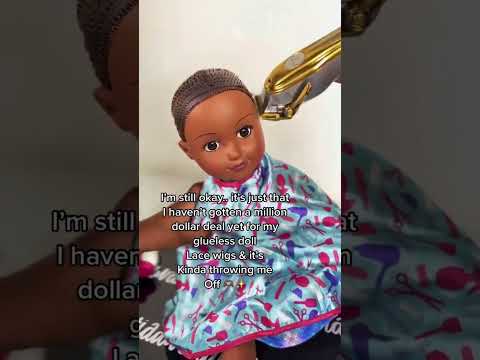 doll’s glueless Lace wigs, do you want to try #aligracehair #lacewigs #wiginstall