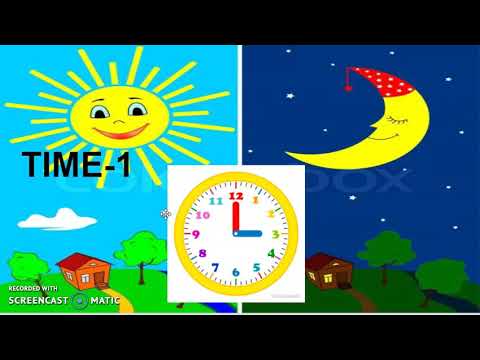 Telling Time//Time in AM - PM