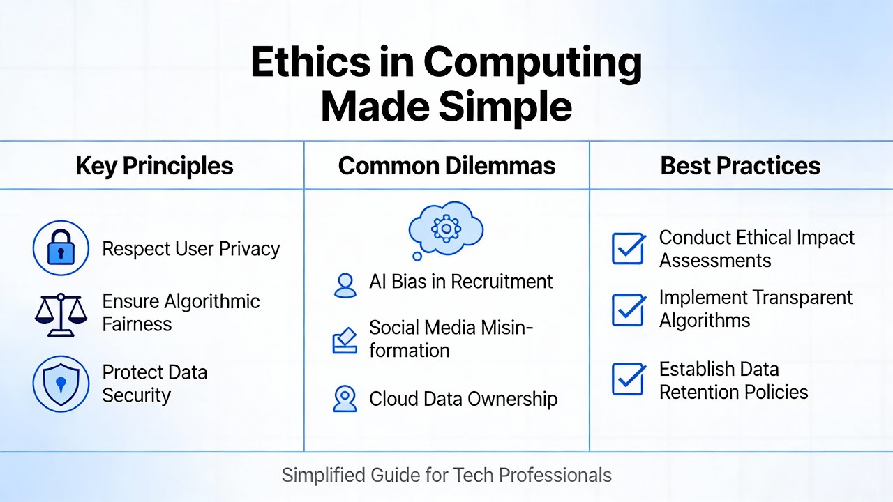 Ethics in Computing Made Simple (15 Minutes)