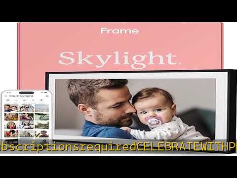 Skylight Digital Picture Frame: 15 Inch WiFi Enabled with Load from Phone Capability, Touch Screen